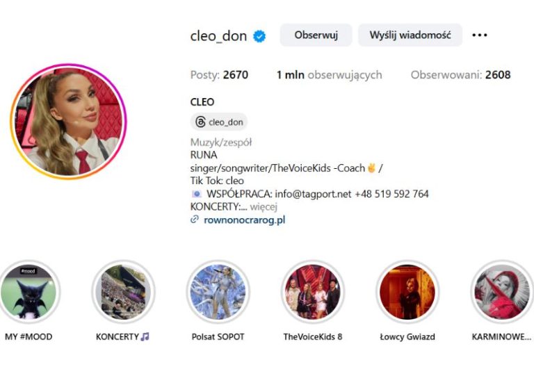 Kim jest Cleo? Poznaj informacje z życia artystki! [wiek, rodzina ...