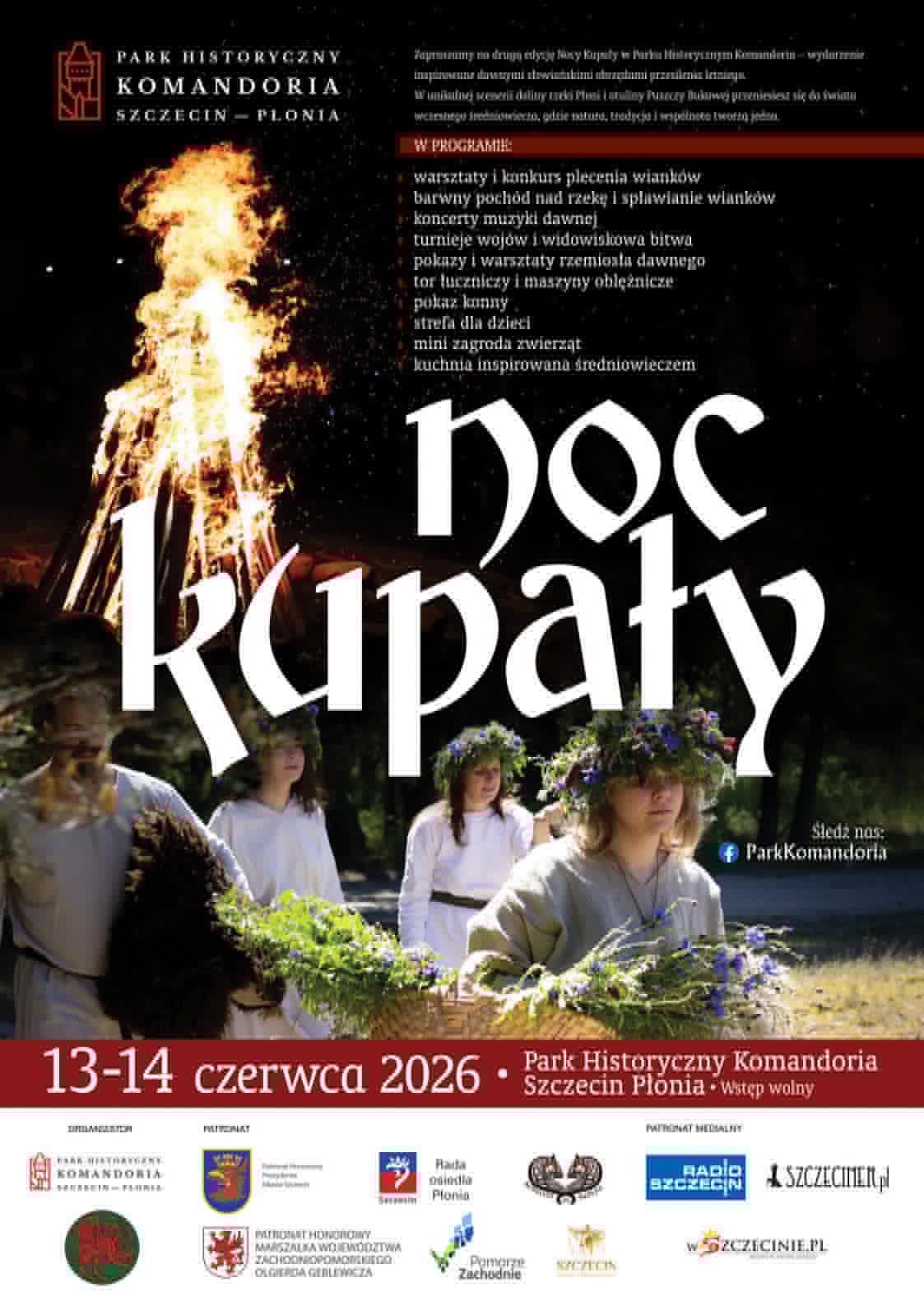 Noc Kupały już w ten weekend w Szczecinie. Wianki, wojowie i ogień ...